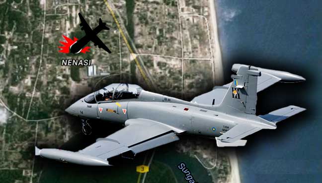 Pesawat Aermacchi MB339CM terhempas, juruterbang selamat | Free ...