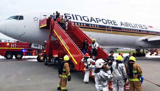 SIA aircraft engine on fire after flight returns | FMT