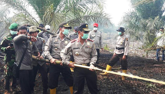 Firemen work non-stop to put out fires in Riau | FMT