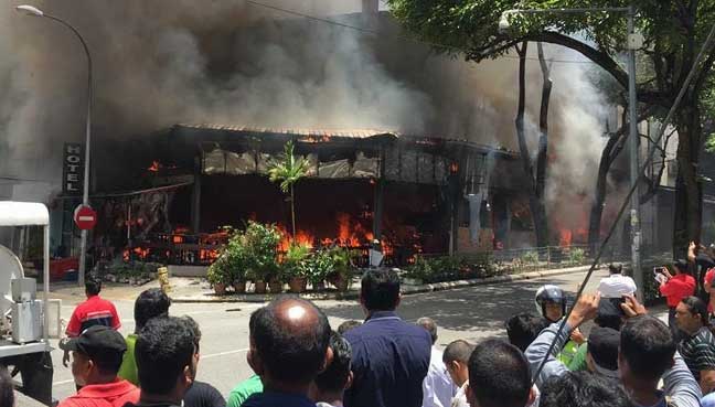 Fire destroys 2 restaurants in heart of KL city | FMT