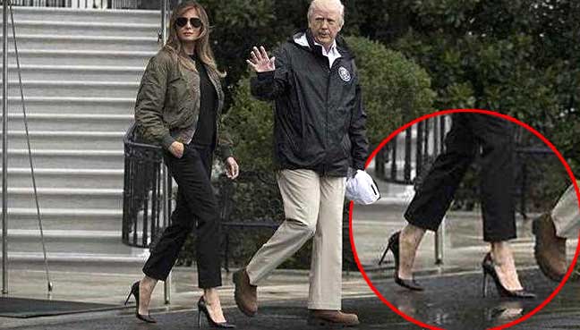 Melania Trump makes waves with ‘storm stilettos,’ FLOTUS hat | FMT