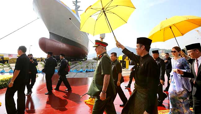 Tuanku Zara launches RMN’s first littoral combat ship | FMT