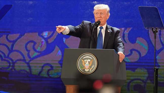 Trump defiant on trade, vows to put ‘America First’ | Free Malaysia ...