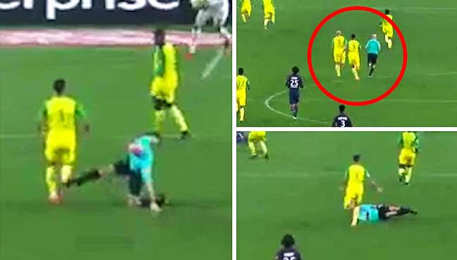 French ref under fire for crazy player kick | Free Malaysia Today (FMT)