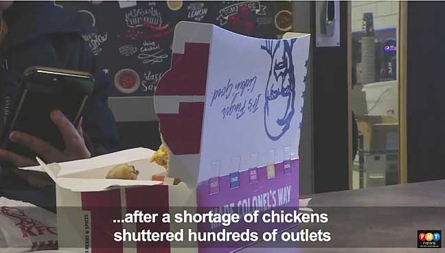 KFC counts its chickens as UK stores slowly reopen | FMT