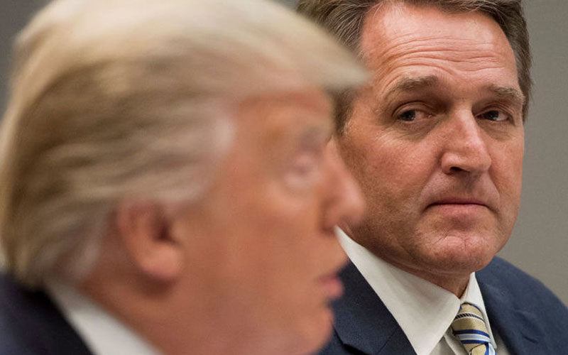 Senator Flake’s journey to defying Trump on Supreme Court nominee ...