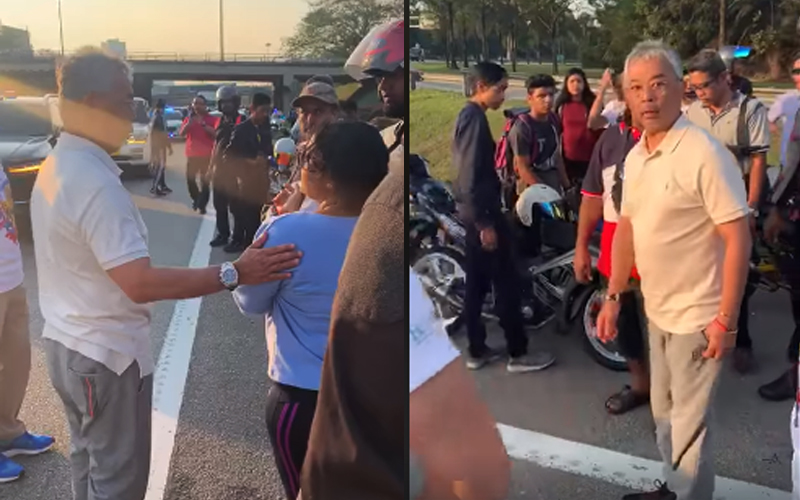 King stops to help another highway accident victim | FMT