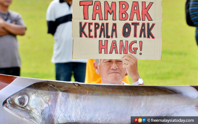 Esok nak makan ikan atau konkrit, nelayan P Pinang demo bantah projek ...