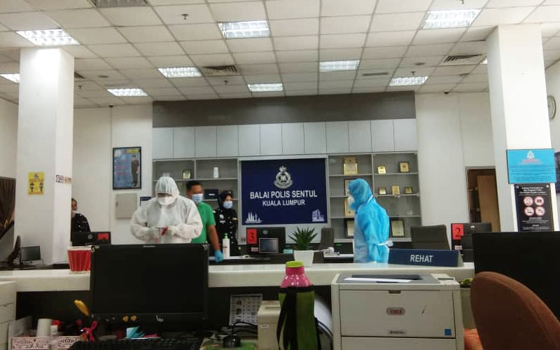 Kaunter aduan trafik Balai Polis Sentul tutup selepas pengadu bergelang ...