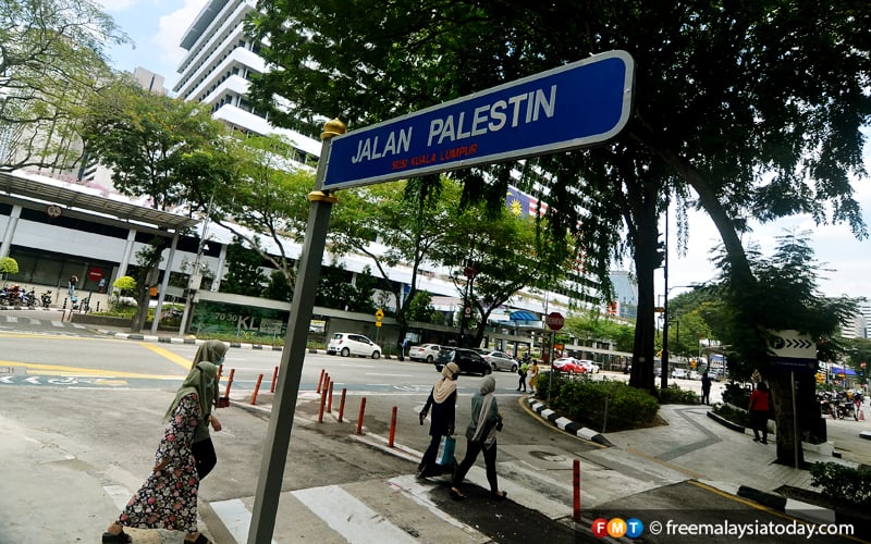 Jalan Raja Laut 1 in KL renamed Jalan Palestin | FMT