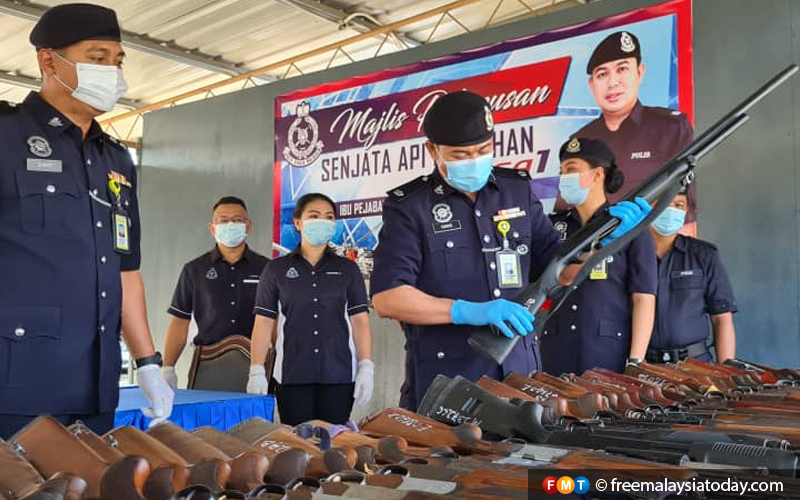 Polis Penampang lupus 60 senjata api tak dituntut pemilik berdaftar | FMT
