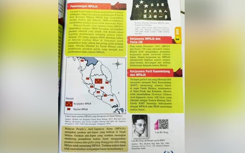 Tarik balik buku teks sejarah Tingkatan 4, Pemuda Umno dakwa ada unsur ...