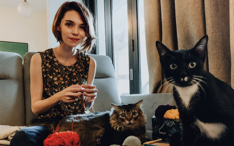 Veterinarian crochets cat toys for sale in aid of strays | FMT