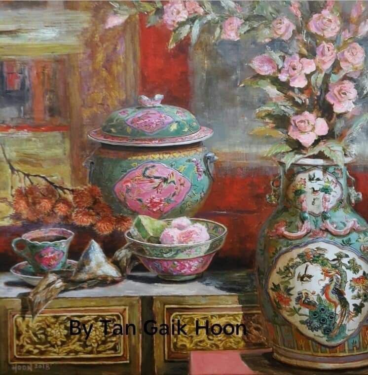 Artist’s paintings bring Peranakan culture to life in fine detail | FMT
