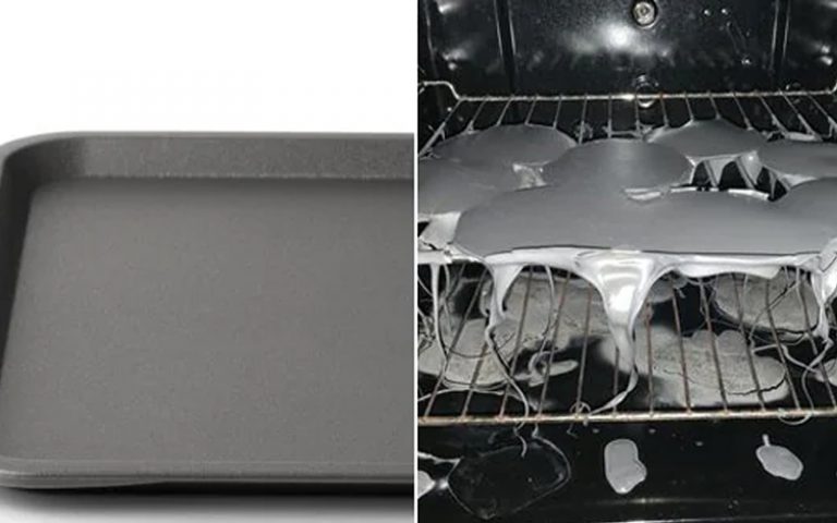 Wanita terkejut dulang pembakar IKEA cair dalam ketuhar rupanya plastik ...