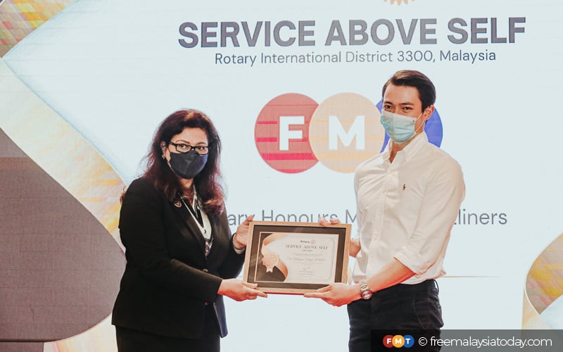 FMT among news outlets honoured with Rotary Service Above Self Award | FMT