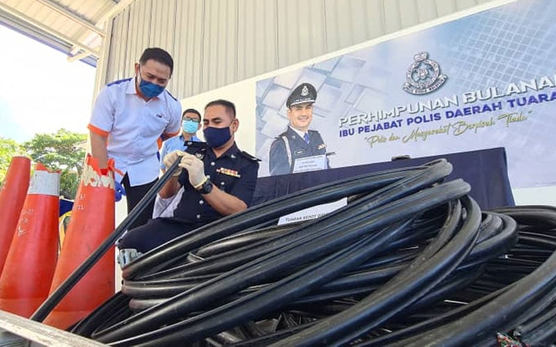 TM security guards foil bid to steal copper cables | FMT