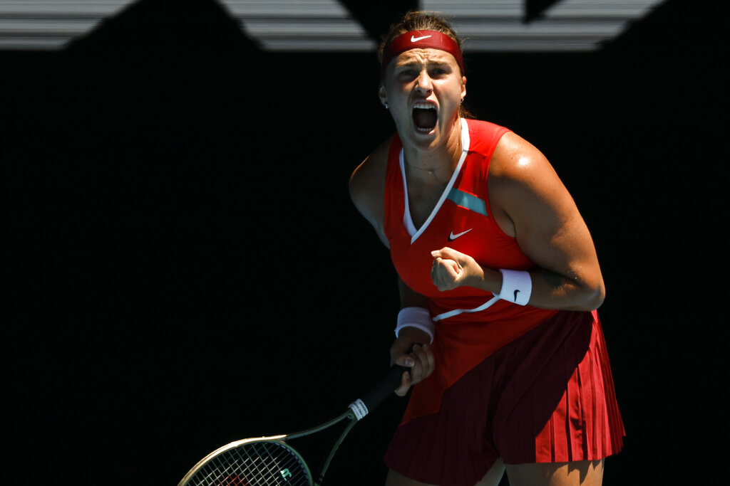 Sabalenka survives double fault horror show to stay alive | FMT