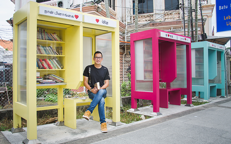 Repurposing Penang’s phone booths into mini libraries | FMT