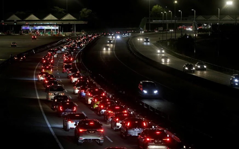 Slow moving traffic on KL-bound lanes in Perak | FMT