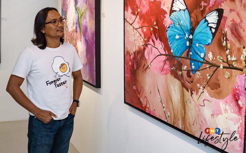 Artist Raduan Man reaches for heaven with his latest ‘Khayalan’ series ...