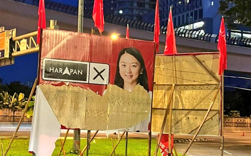 Bendera, poster calon PH Segambut dikhianati | Free Malaysia Today (FMT)