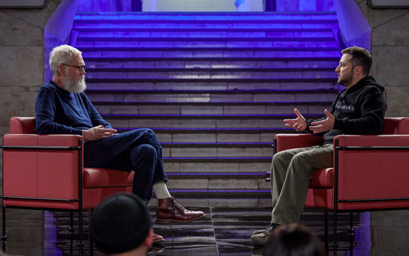David Letterman’s Zelenskiy interview held in underground subway | FMT