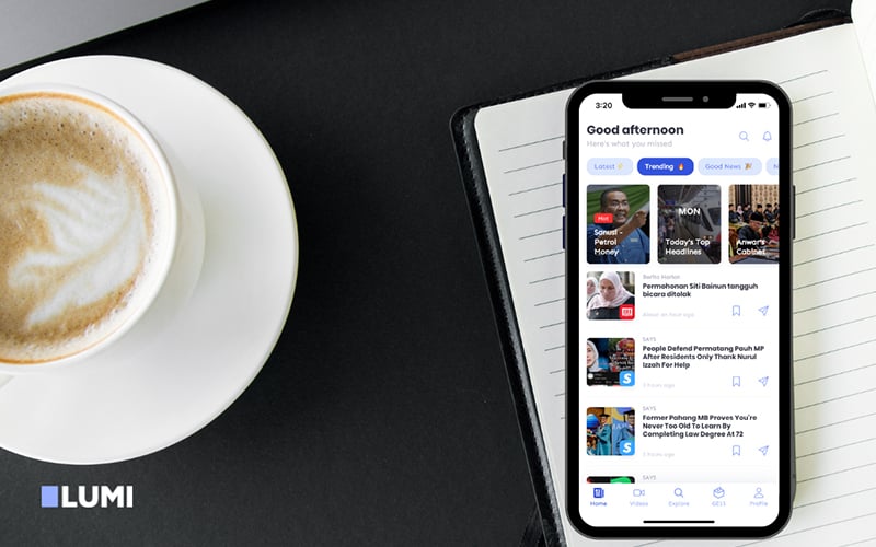 Cultivate better reading habits with the Lumi News app | FMT