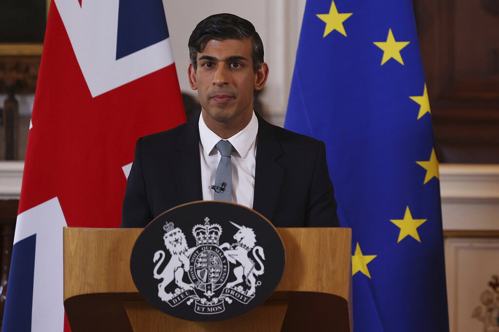 Sunak in Belfast to start selling his new Brexit deal | FMT