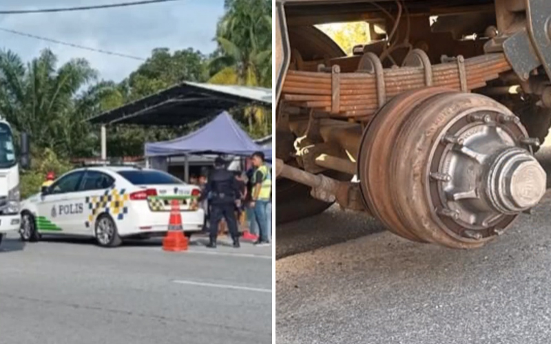 Peniaga maut dilanggar tayar lori tercabut | Hot FM