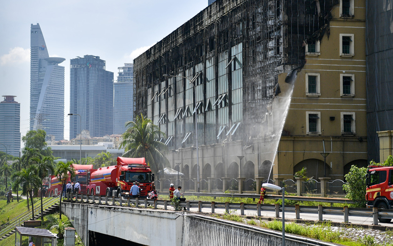 Old EPF building catches fire again | FMT