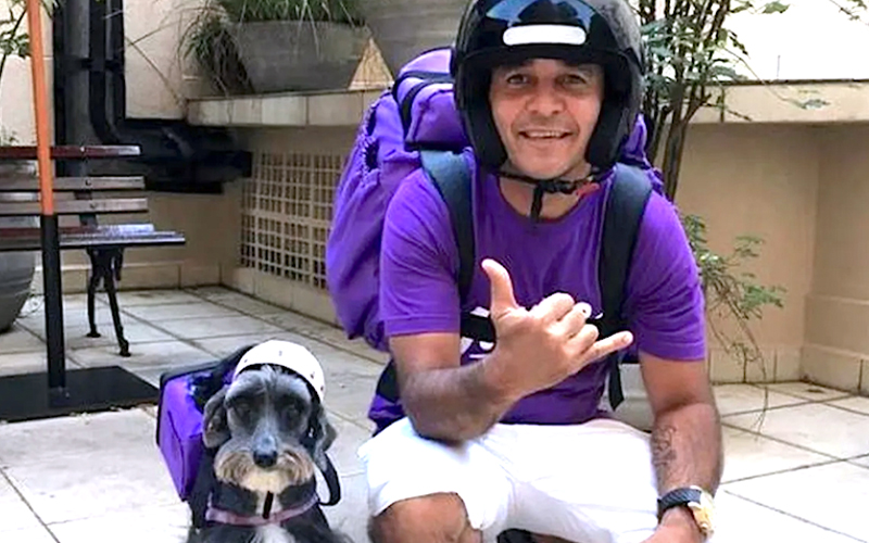 Motorbiking dog and her human cruise Brazil’s streets to help hungry ...