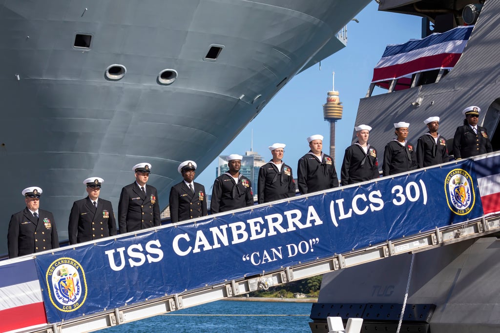 US navy personnel parade in Australia amid war games | FMT