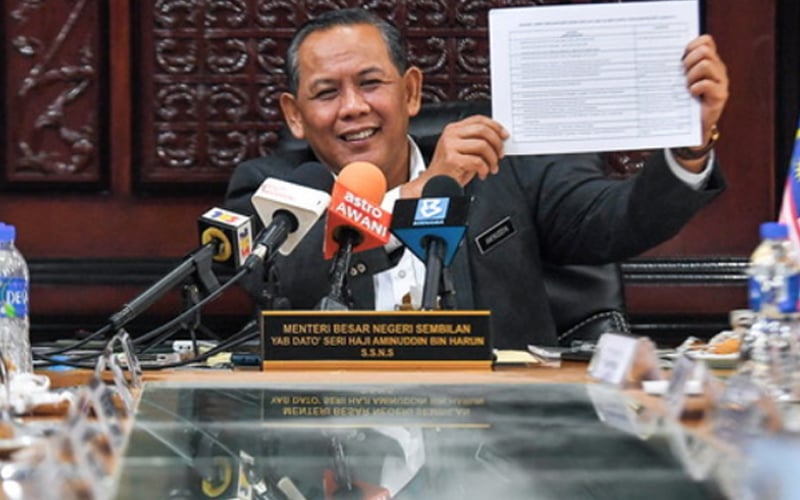 Aminuddin announces portfolios for 11-member executive council | FMT