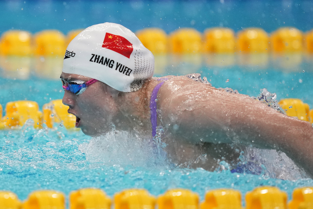 Olympic champs excel as China dominate first night of Asiad swimming ...