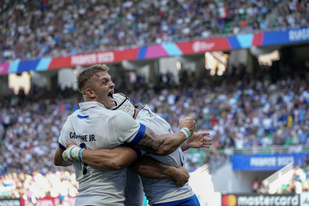 7-try Italy thrash Namibia in RWC opener | FMT