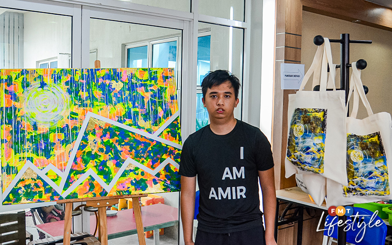 22-year-old autistic artist paints his way to football dream | FMT