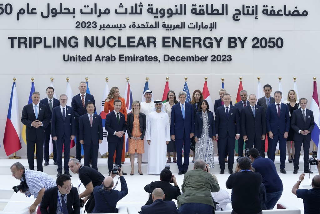 Over 20 countries urge tripling of global nuclear energy capacity at ...
