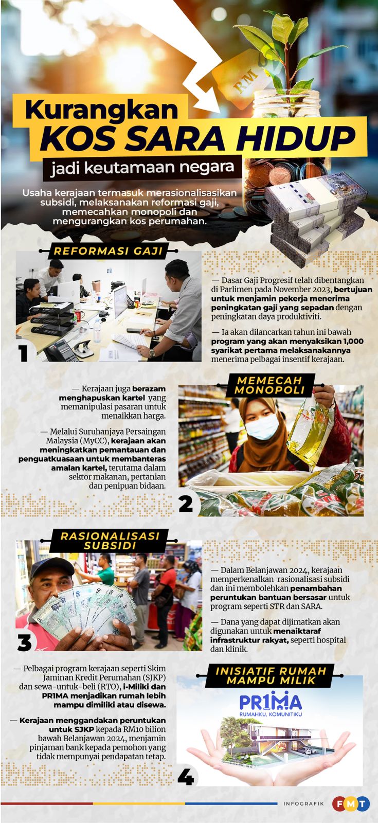 Kurangkan kos sara hidup jadi keutamaan negara | FMT