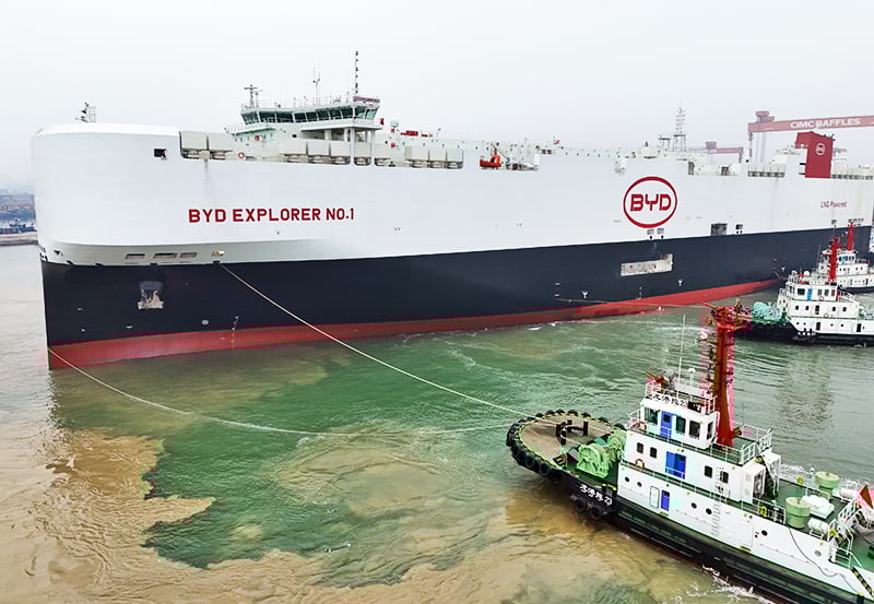BYD’s first chartered cargo ship for EVs sets sail for Europe | FMT