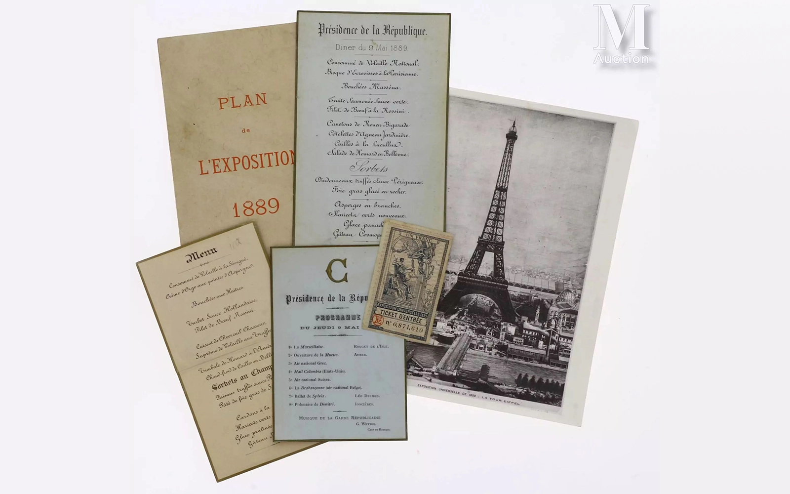 4,000 historic French state dinner menus up for auction | FMT