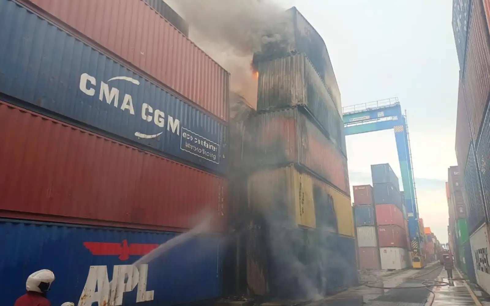 Blaze at Westports terminal engulfs 14 containers | FMT