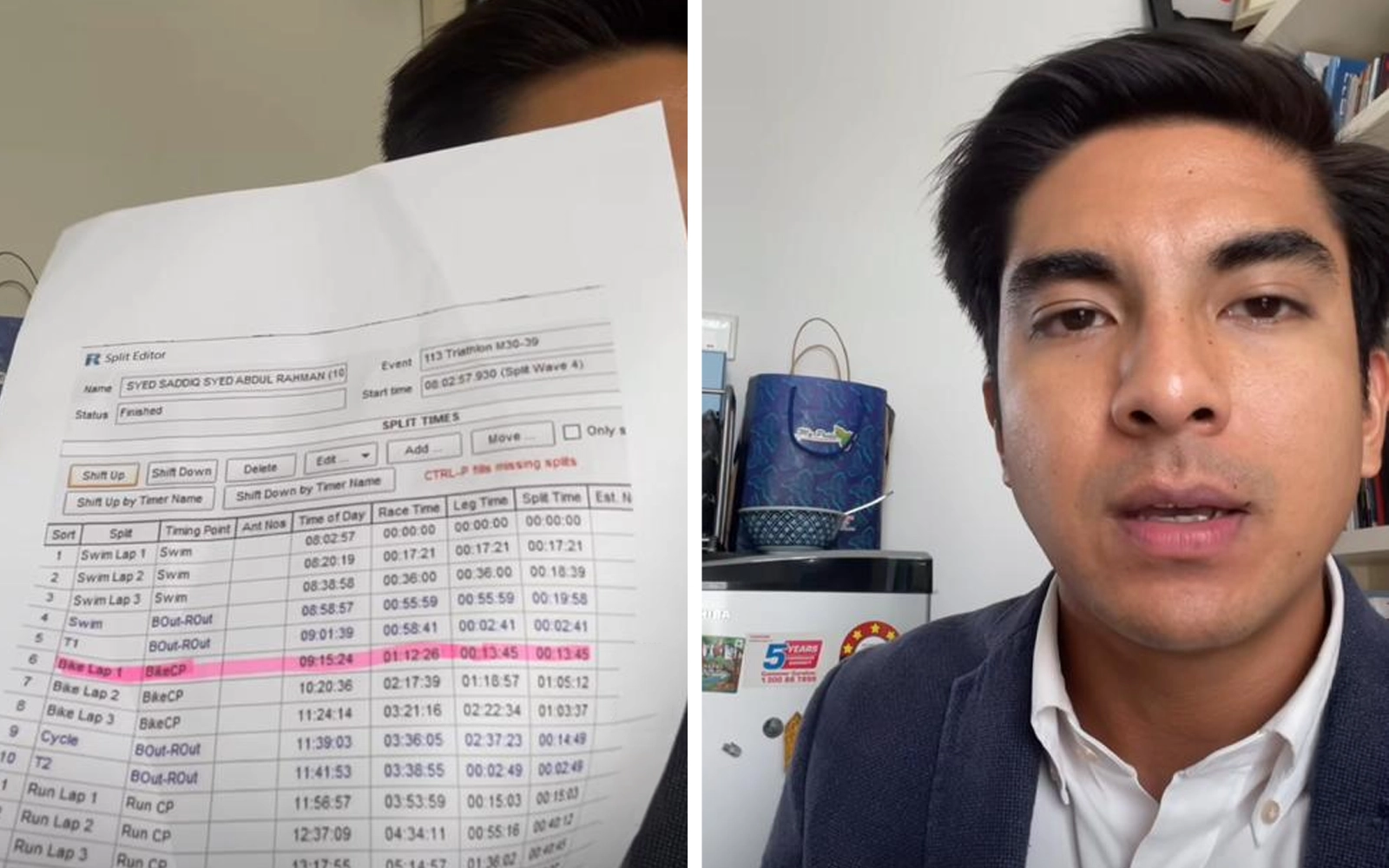 Now, Syed Saddiq admits to ‘honest mistake’ in triathlon | FMT