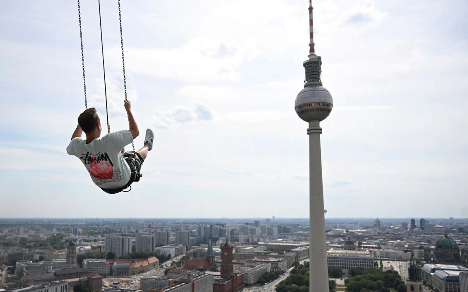 ‘Flying over Berlin’ on Europe’s highest swing | FMT