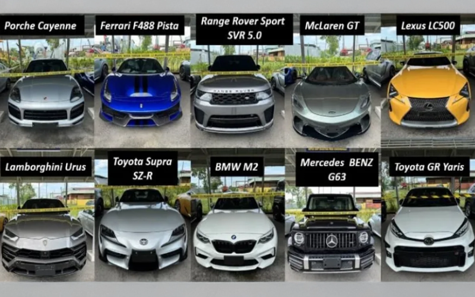 Sarawak customs seize 10 luxury cars from warehouse | FMT