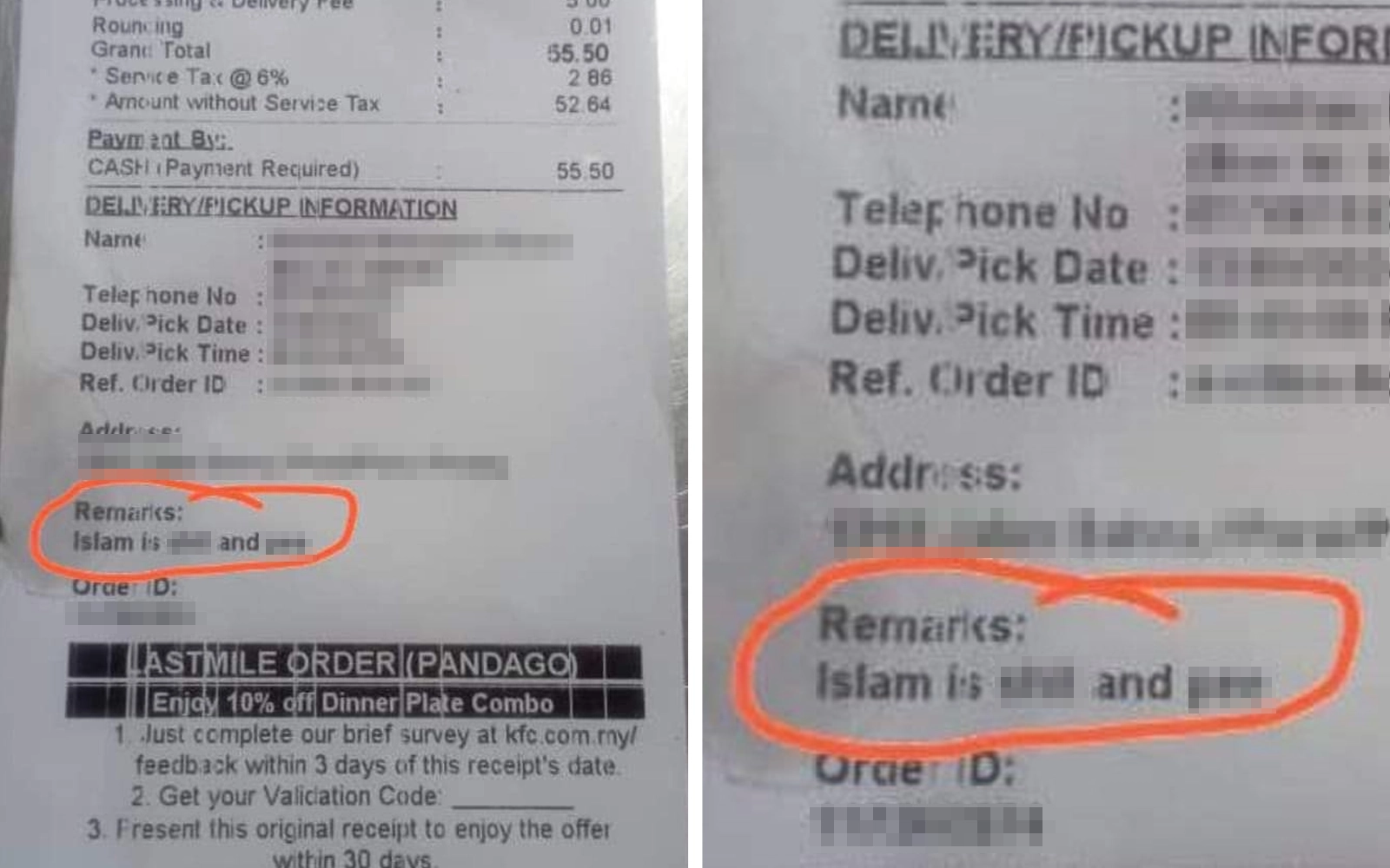 Polis siasat resit tertera perkataan hina Islam | FMT