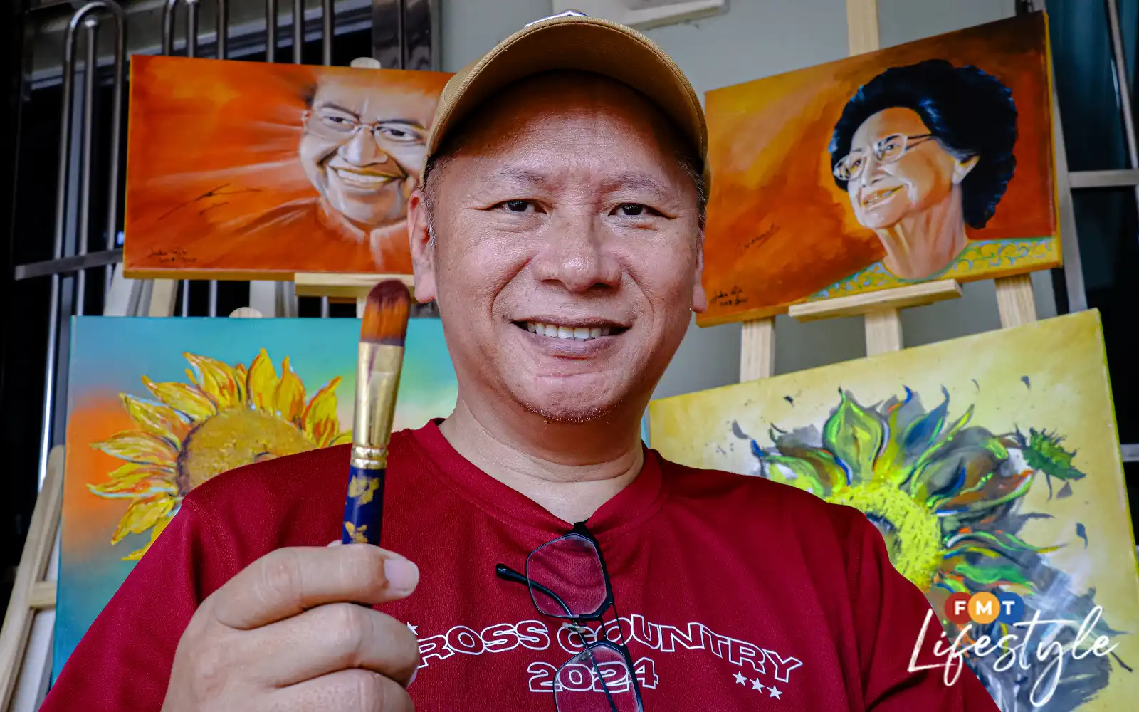 Artist hopes to spread joy with his brilliant sunflowers | FMT