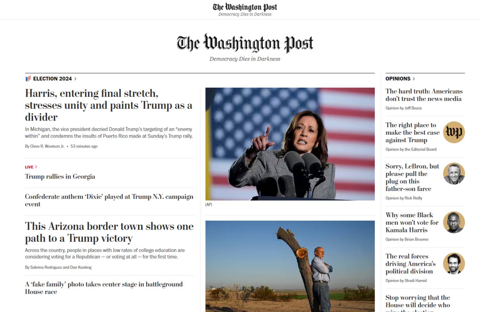 Washington Post’s Bezos defends decision to end presidential ...