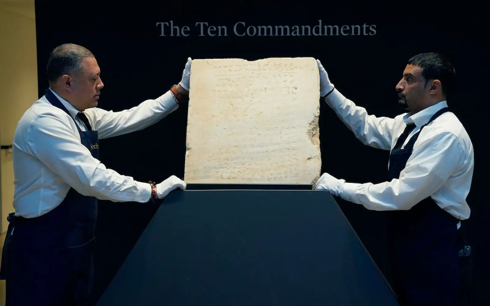 Stone tablet engraved with Ten Commandments sells for US$5mil | FMT