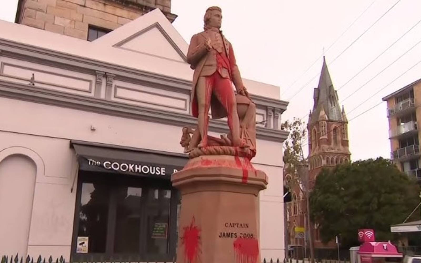Captain Cook statue in Sydney defaced ahead of Australia’s national day ...